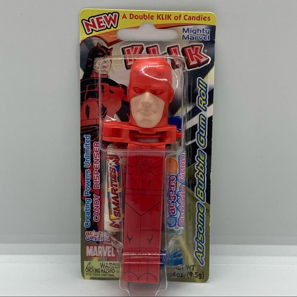 Marvel | Other | New Vintage Klik Marvel Dare Devil Smarties Candy ...